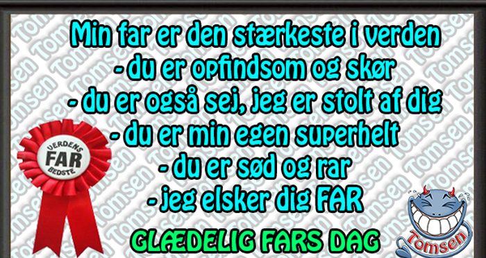 Fars dag ⋆ Tomsen